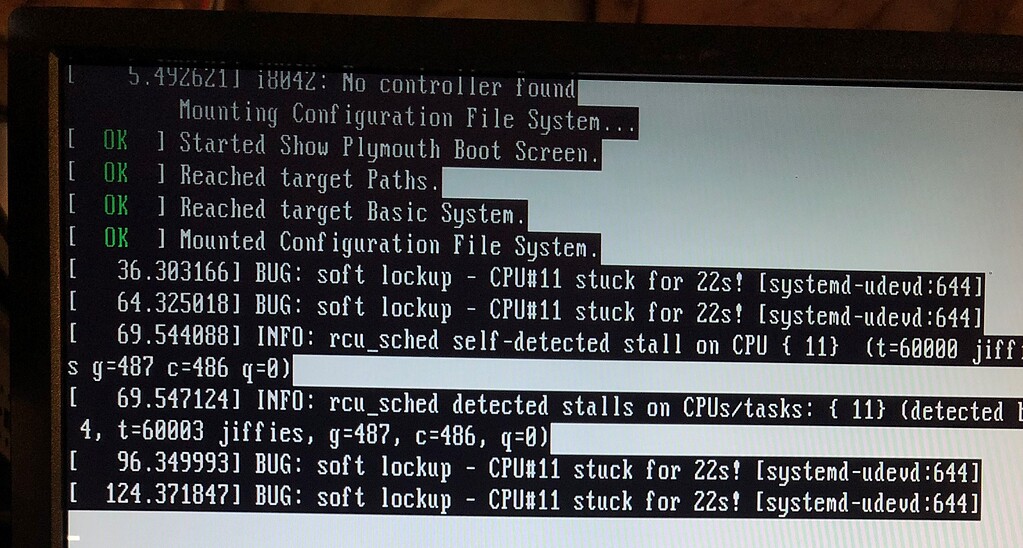 Cannot Install 3.9.1 (Soft Lockup - CPU Stuck) - Installation - Rockstor Community Forum